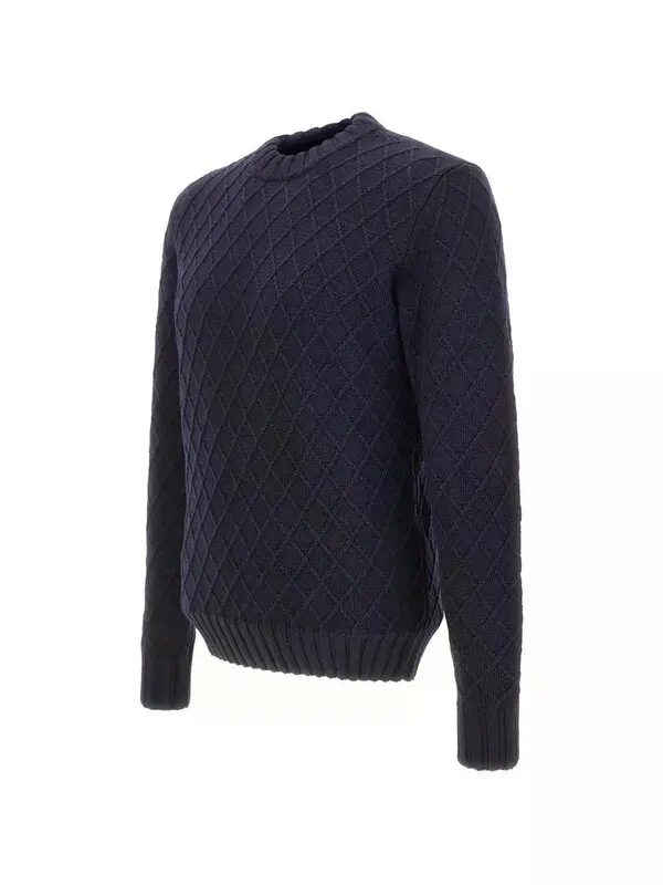 FILIPPO DE LAURENTIIS Diamond-knit Sweater