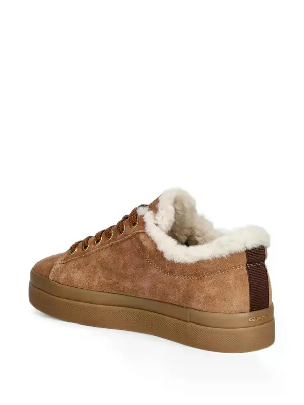 Gant Shearling-lined Suede Sneakers