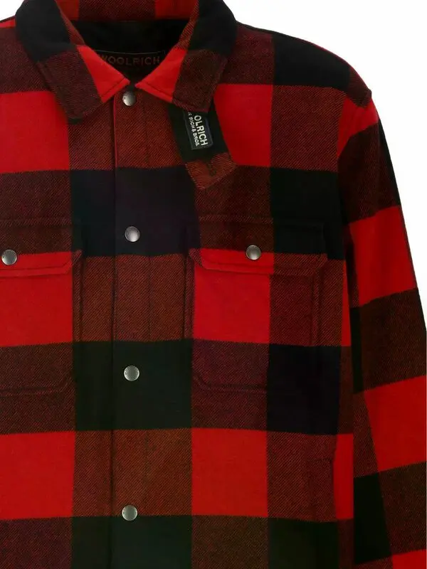 Woolrich Check-pattern Shirt Jacket