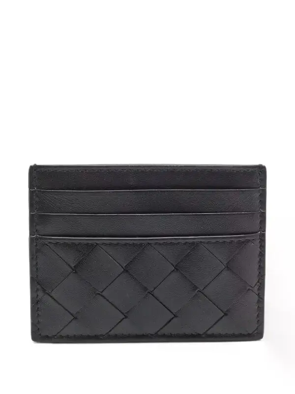 Bottega Veneta Intrecciato Leather Card Holder