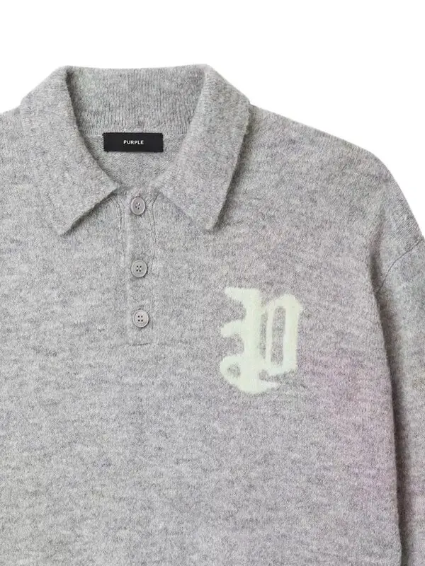 PURPLE BRAND Logo-detail Polo Shirt