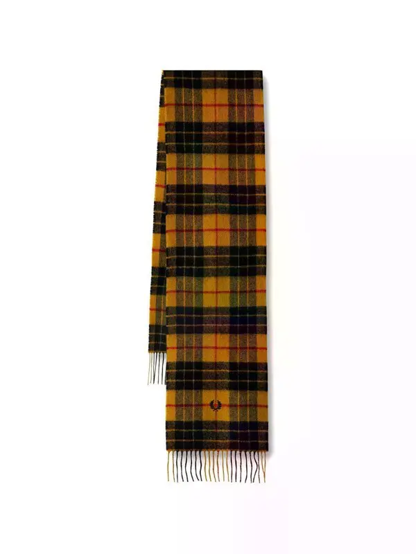 Fred Perry Lambswool Scarf - Yellow