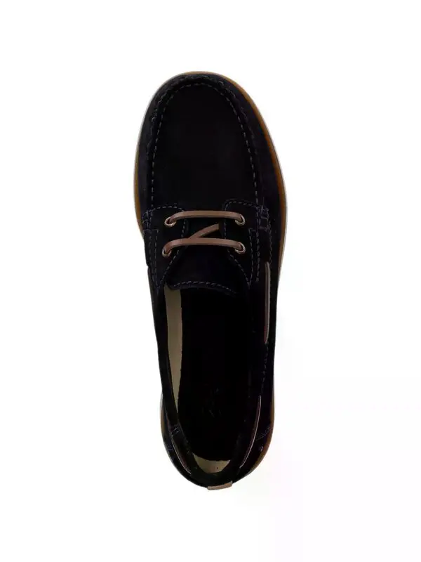 Gant Lace-up Suede Boat Shoes