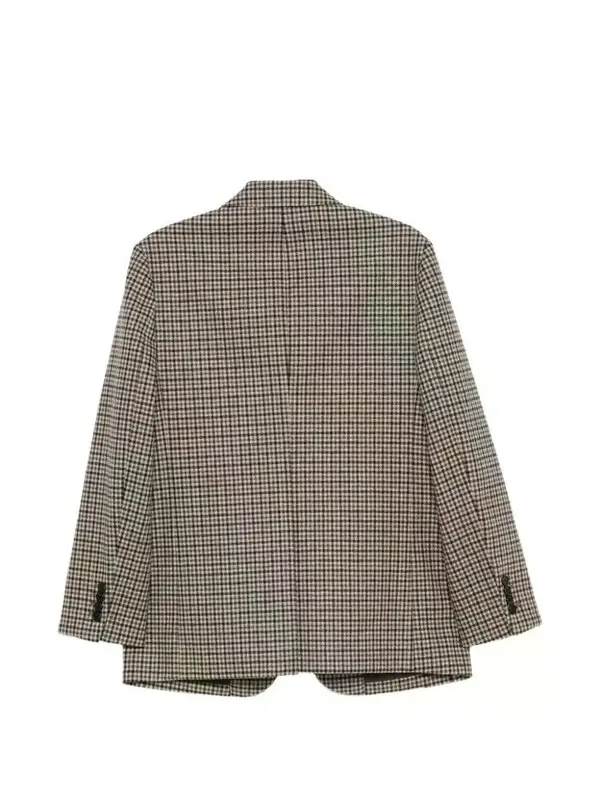 DUNST Check Single-breasted Blazer