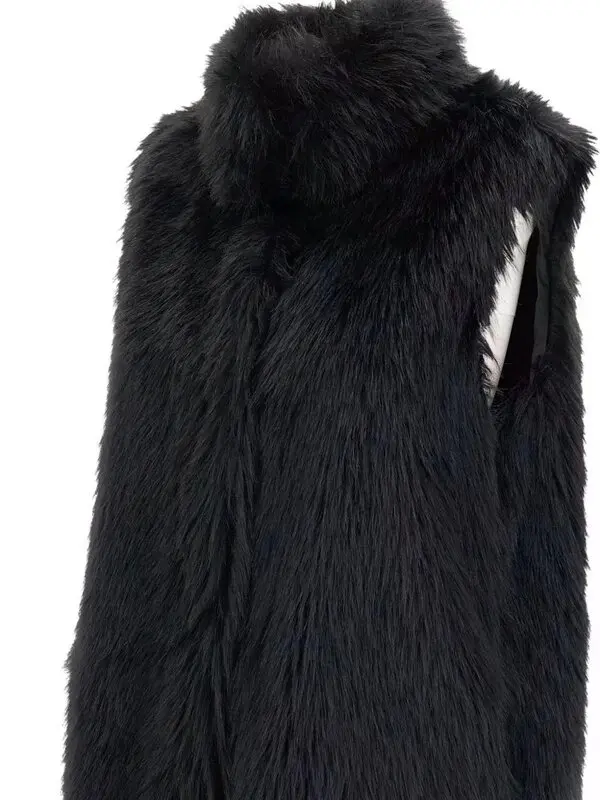 Moncler Quilted Faux-fur Coat
