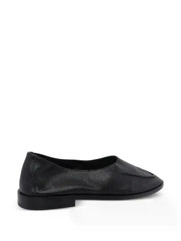 Hereu Juliol Leather Ballet Flats - Black