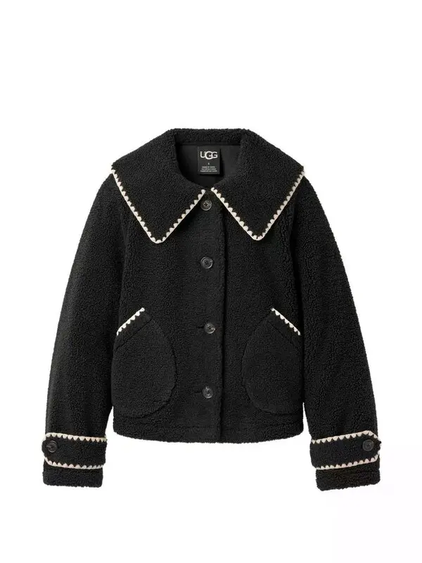 UGG Nikia Teddy-texture Jacket - Black