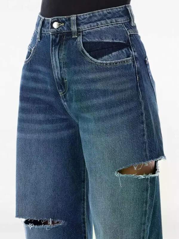 ICON DENIM LOS ANGELES Poppy Distressed Jeans
