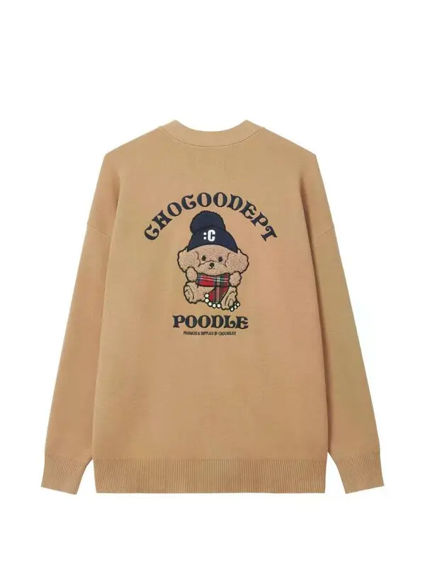 CHOCOOLATE Logo-embroidered Button-up Cardigan