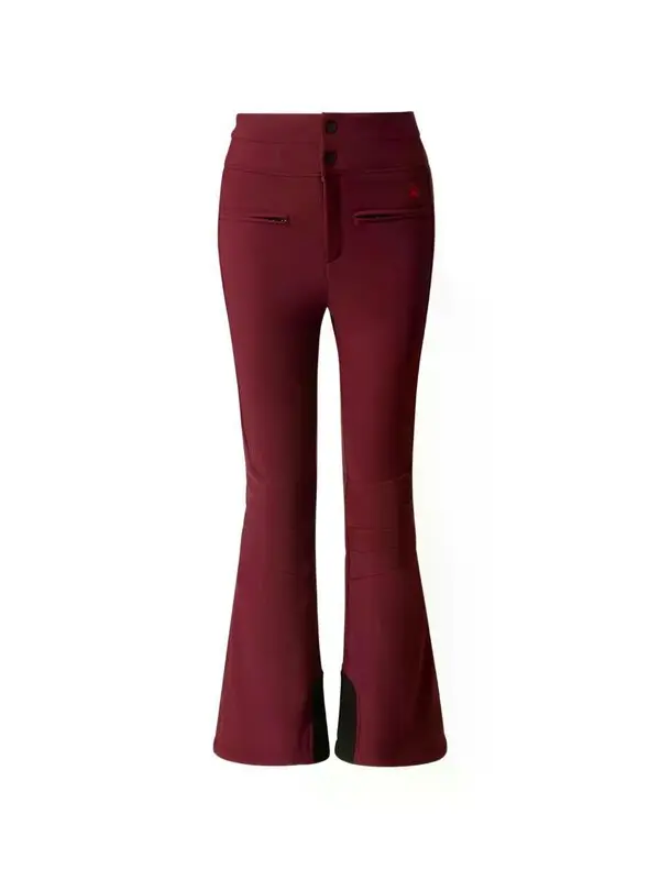 Perfect Moment High-waist Aurora Flare Ski Pants - Red