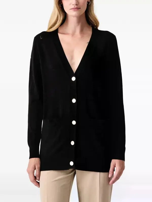 FRACOMINA V-neck Cardigan - Black