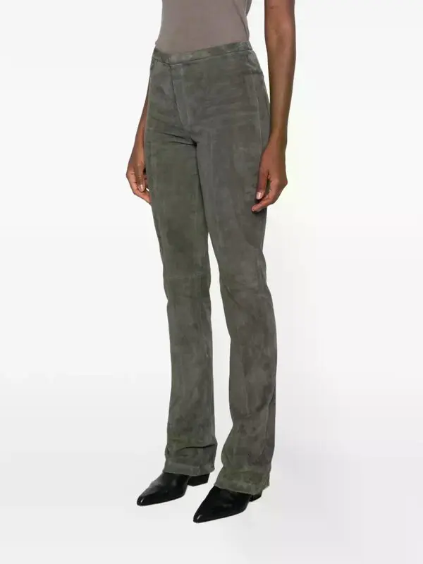 Stouls Icham Suede Trousers - Green