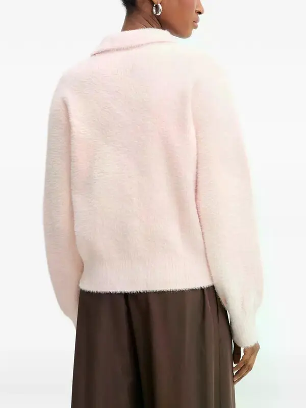 MORGAN Button-up Fluffy Cardigan