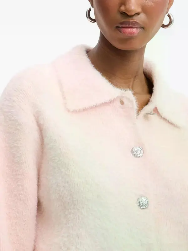 MORGAN Button-up Fluffy Cardigan