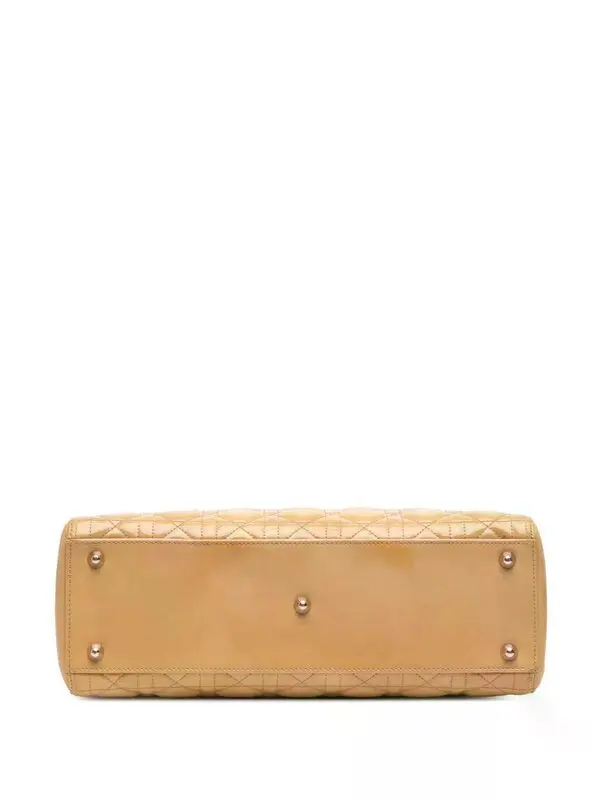 Dior 2012 Large Patent Cannage Lady Satchel