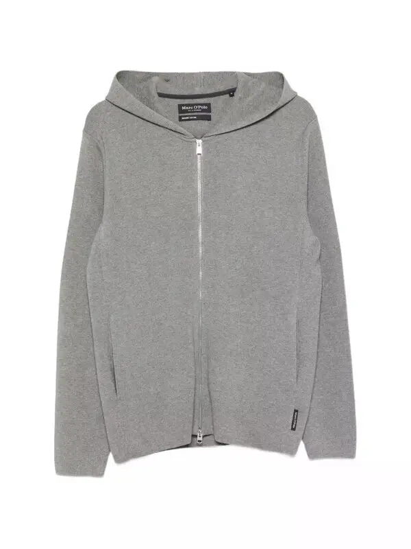 Marc O'polo Zip-up Hooded Cardigan