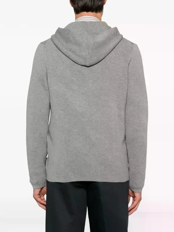 Marc O'polo Zip-up Hooded Cardigan