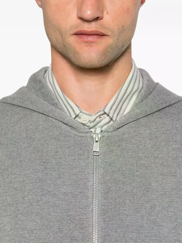 Marc O'polo Zip-up Hooded Cardigan