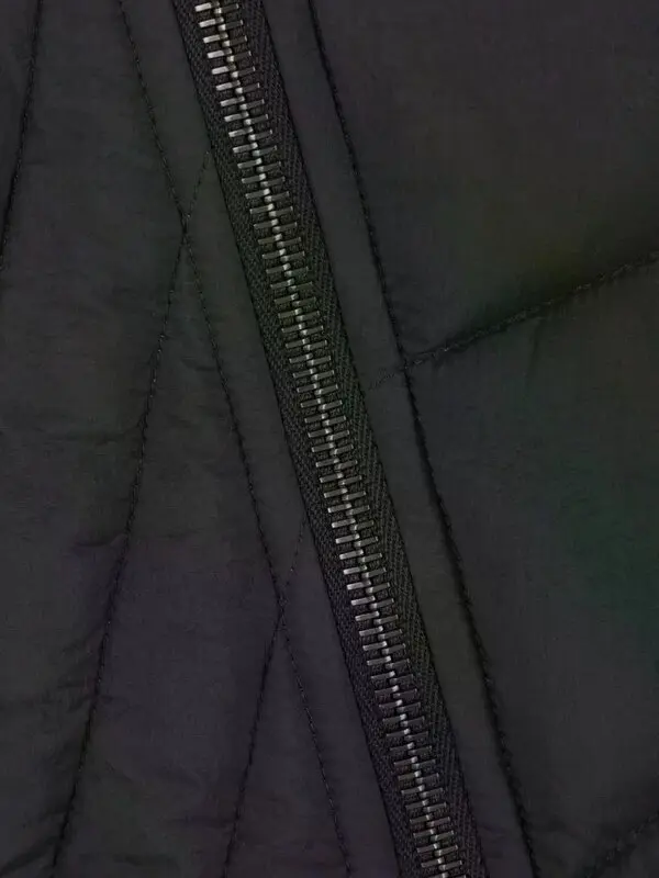 YEHUAFAN Off-shoulder Quilted Jacket
