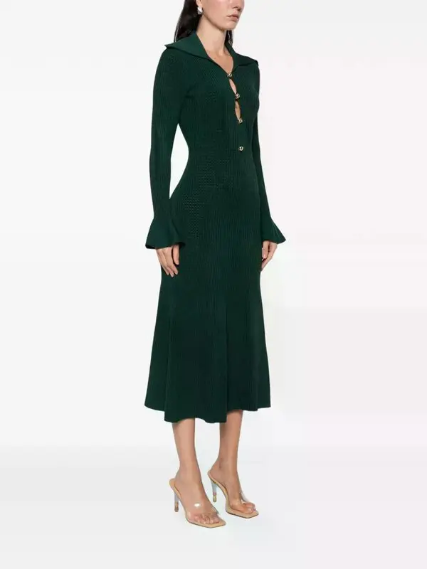 SELF-PORTRAIT Keyhole-detail Knit Dress