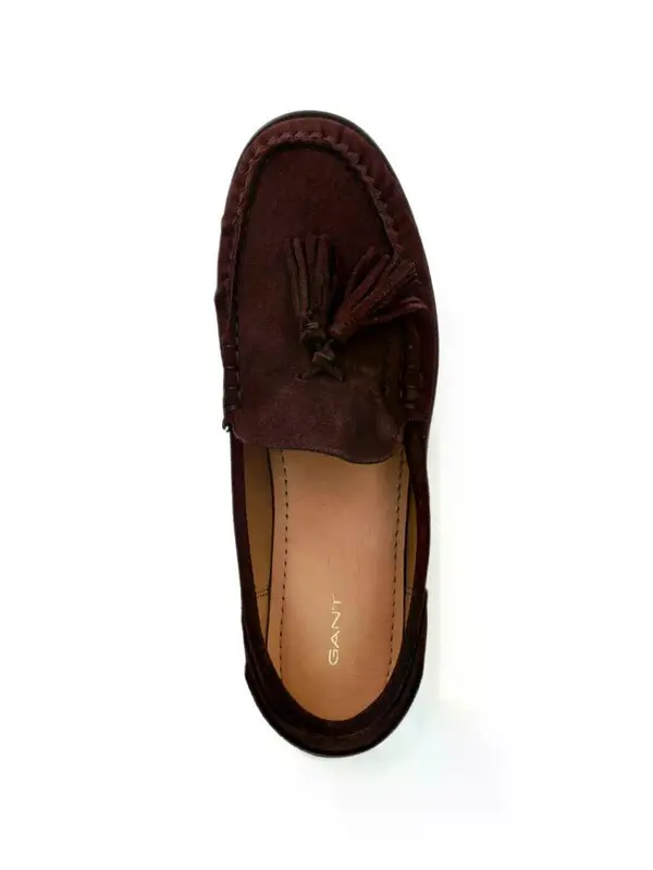 Gant Tassel-detail Suede Loafers