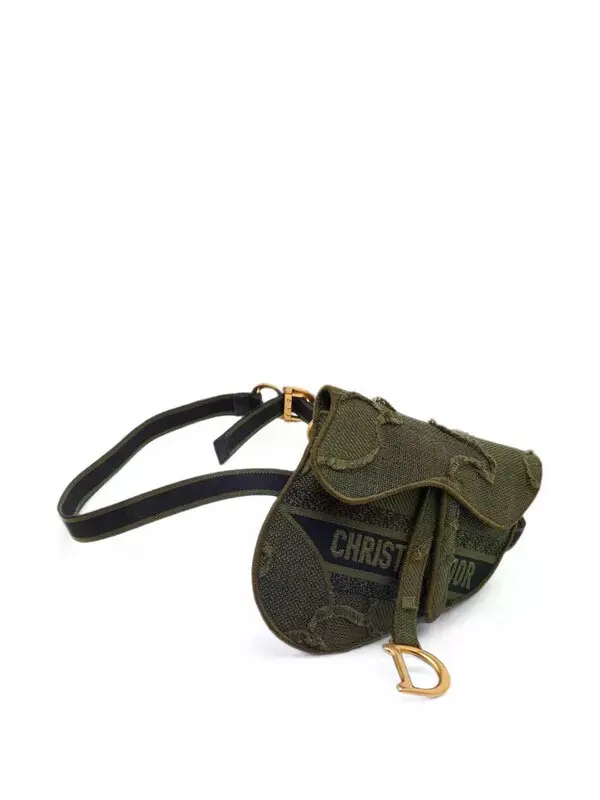Dior Saddle Camouflage Belt Bag