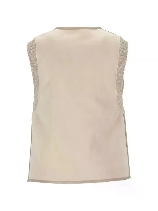 URBANCODE Ribbed-knit Panelled Jacket