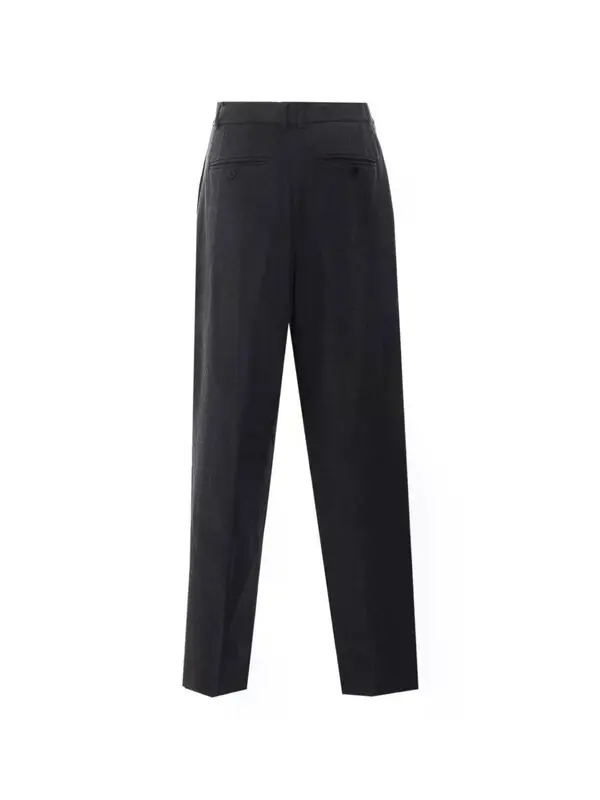 DUNST Double-pleated Wide-leg Trousers