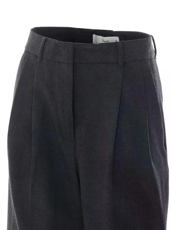 DUNST Double-pleated Wide-leg Trousers