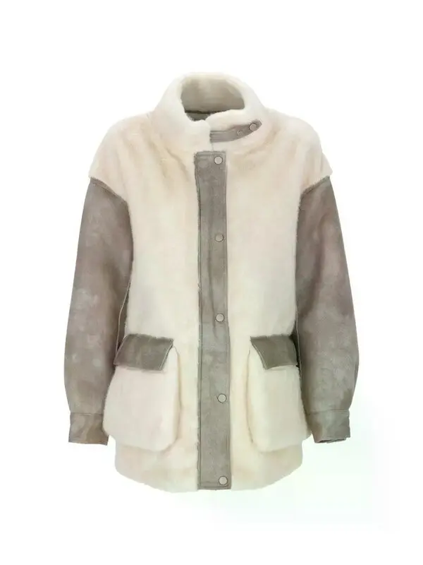 URBANCODE Faux-fur Panelled Jacket