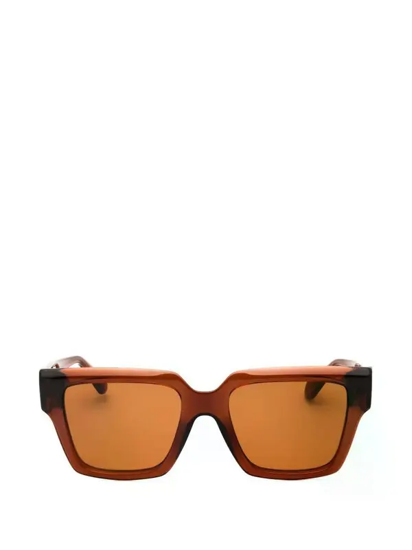 FERRAGAMO Gancini Square-frame Sunglasses