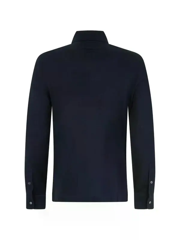 Zegna Long-sleeved Polo Shirt