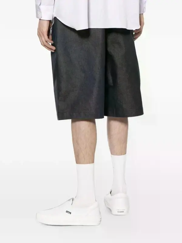 Comme Des Garçons Pleated Elasticated-waistband Shorts