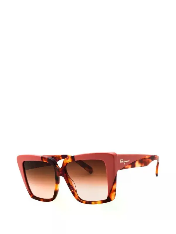 FERRAGAMO Square-frame Sunglasses - Red