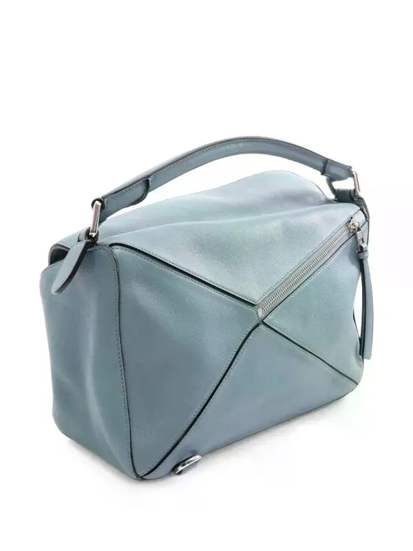 Loewe 2000s Medium Puzzle Satchel Bag - Blue