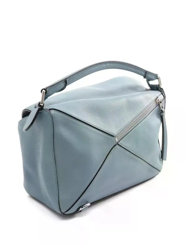 Loewe 2000s Medium Puzzle Satchel Bag - Blue