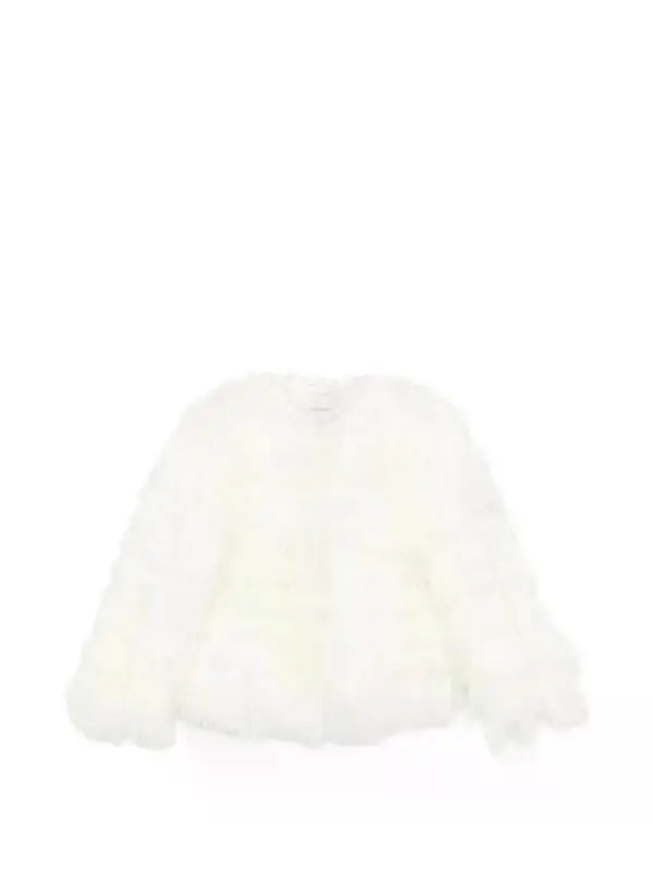 Ermanno Scervino Round-neck Faux-fur Jacket