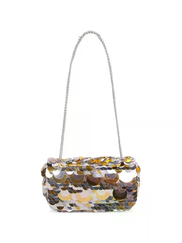 Rabanne Sequin-embellished Chain-strap Shoulder Bag - Silver