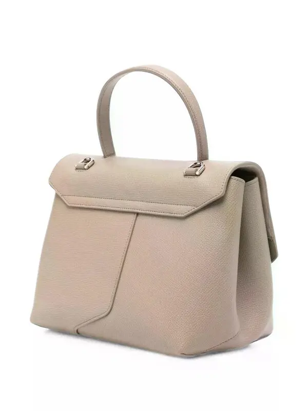 Emporio Armani Grained Leather Tote Bag