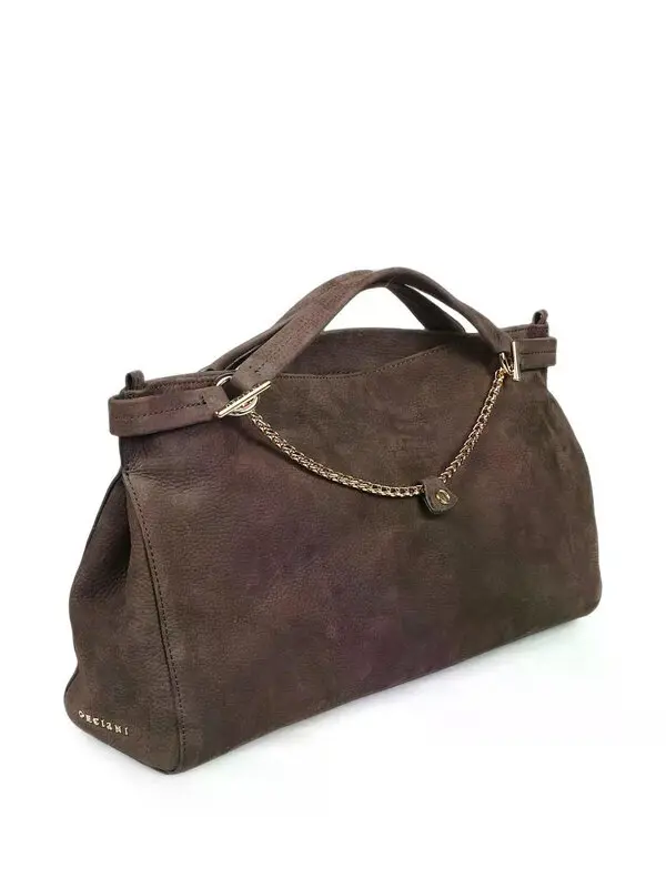 Orciani Midi Virgo Nabucco Chain-detail Leather Tote Bag