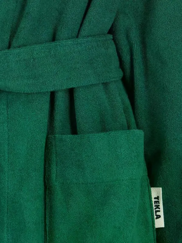 TEKLA Hooded Belted Bathrobe
