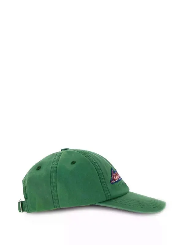 AMI Paris Logo-embroidered Cotton Cap