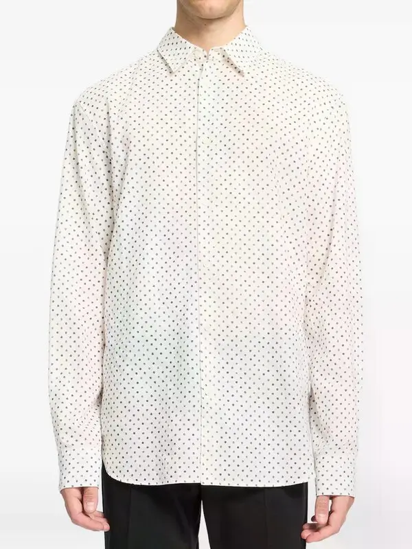 ANN DEMEULEMEESTER Polka-dot Cotton Shirt