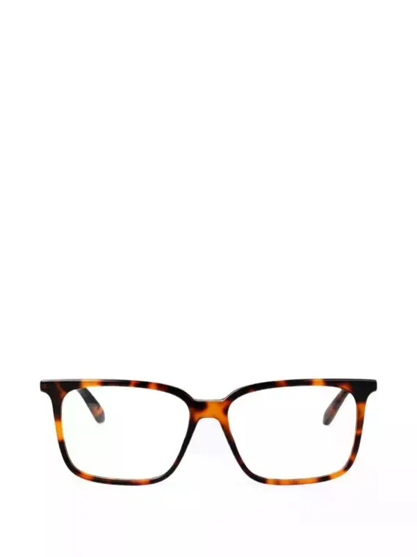 Off-White Tortoiseshell-effect Square-frame Glasses