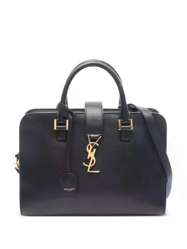 Saint Laurent 2000s Monogram Cabas Two-way Handbag