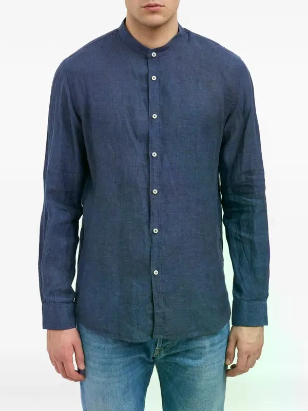 DANIELE ALESSANDRINI Mandarin-collar Shirt