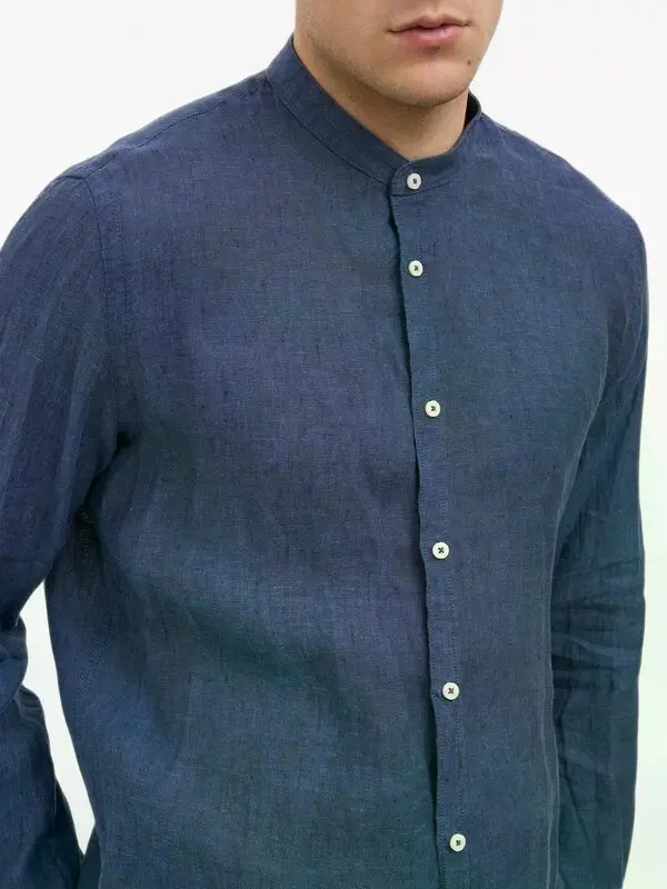 DANIELE ALESSANDRINI Mandarin-collar Shirt