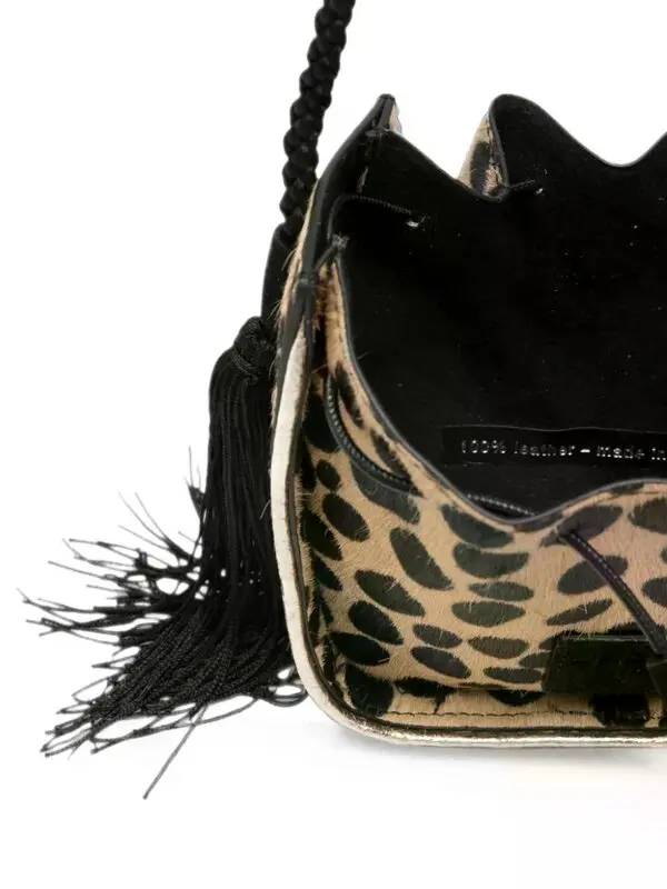 FORTE_FORTE Mini Dots Print Bucket Bag