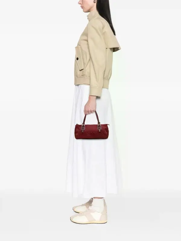 Fendi 20th Century Zucchino Canvas Handbag