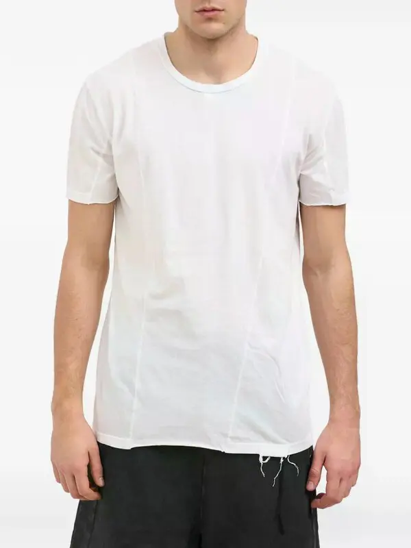 MD75 Exposed-seam Raw-cut Cotton T-shirt